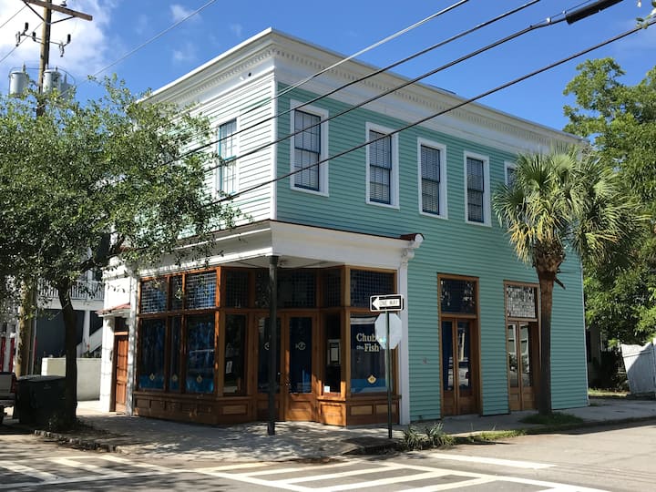 Stay Uptown Above Chubby Fish & Next To Seahorse - Charleston, SC
