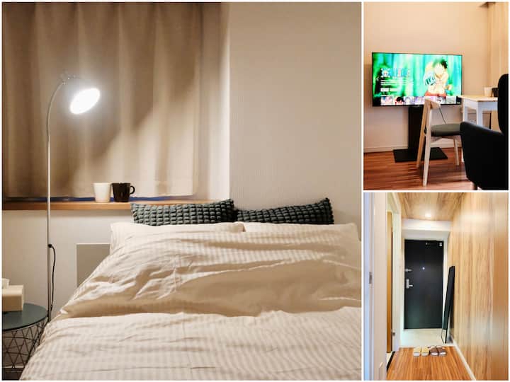 #Kbk1005｜歌舞伎町25㎡摩登公寓｜位置极佳的舒适空间｜东新宿地铁站步行3分钟 - Shinjuku