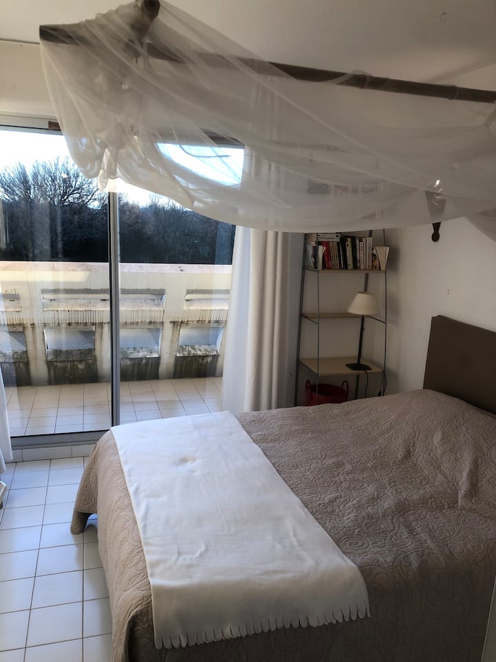 Grand Duplex Climatisé, Parking Accès Direct Plage - La Grande-Motte