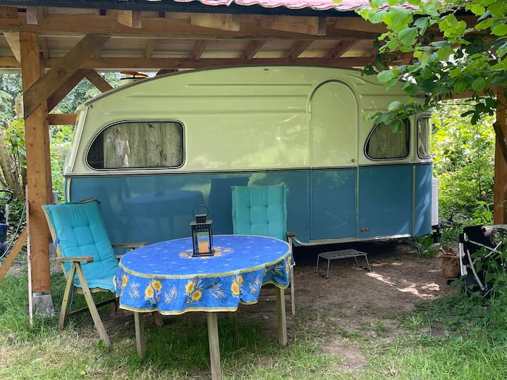 Romantische Vintage Caravan - Tiel