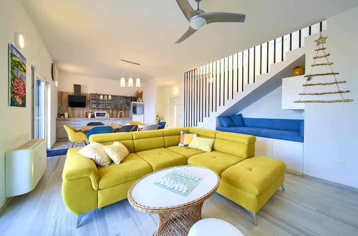 Wabi Sabi - Villa With Exceptional Sea&town Views - Vrbnik