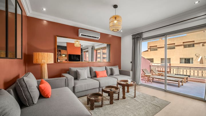 Appartement Avec Terrasse Au Centre De Gueliz 5 - Marrakech