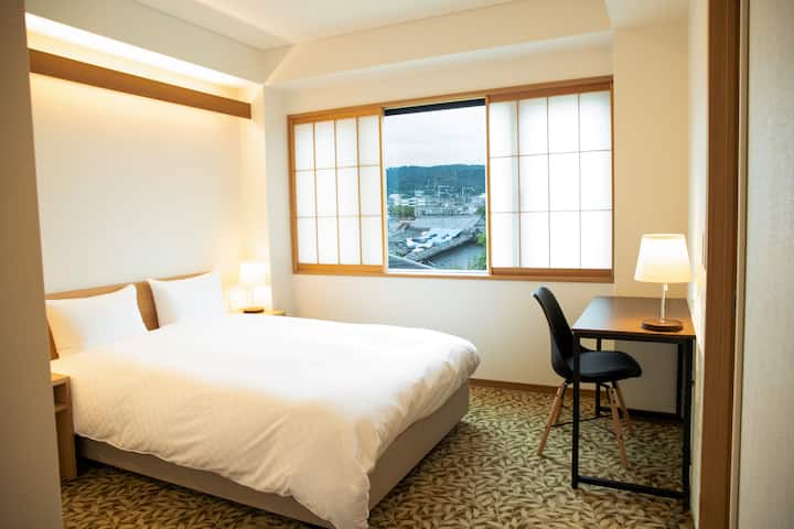 【京都初音】バスルーム付　ダブルルーム　301号室 - Kyoto