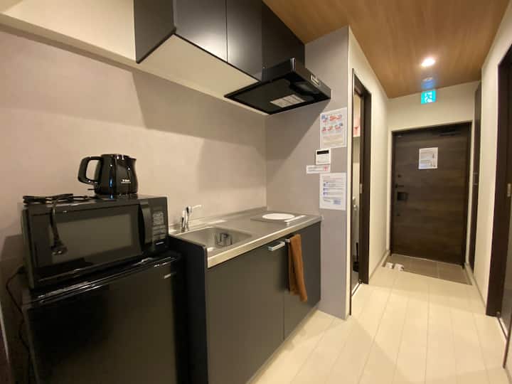 熊本城・繁華街迄徒歩圏内　新築アパートメントホテル・リブレ In Kumamoto 202 - Kumamoto