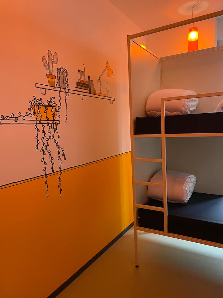Tweepersoonskamer (Stapelbed) In Hostel De Basis - Zwolle