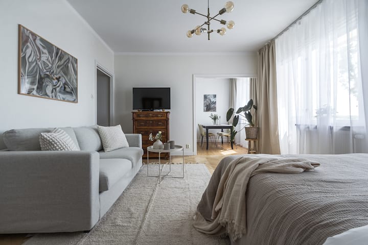 Practical Studio W/ Waterfront Balcony - Stockholm