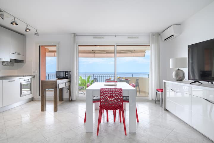 Superbe 2p Vue Mer Au Coeur De Menton - 멍똥