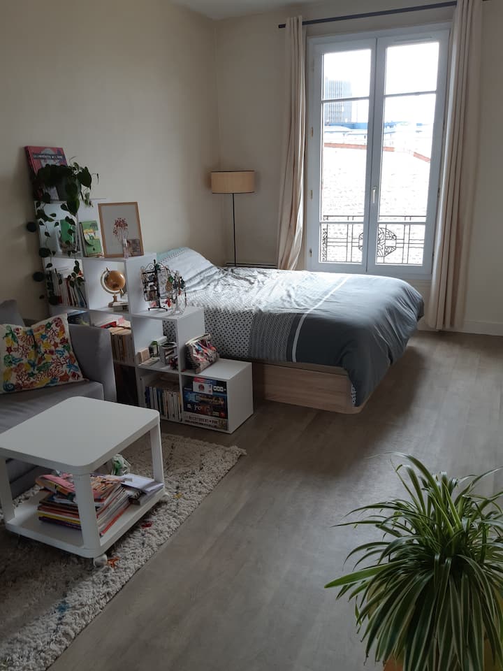Studio à 5mn De Paris Intramuros - Porte de Paris, Saint-Denis