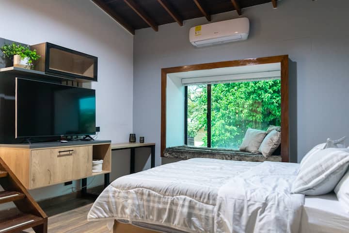 Apartamento En Laureles Con Balcón Y Piscina - コロンビー メデジン