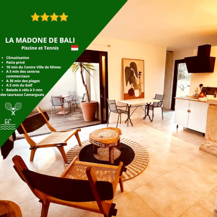 La Madone De Bali, Piscine, Tennis, Parking - Caissargues