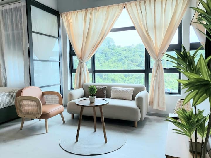 Muji Home @Jq 城市景观 邻近码头 加雅街 City/partly Seaview - Kota Kinabalu