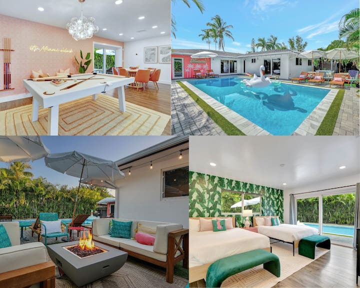 Casa Miami:private Luxury Oasis Pool&game Paradise - North Miami, FL