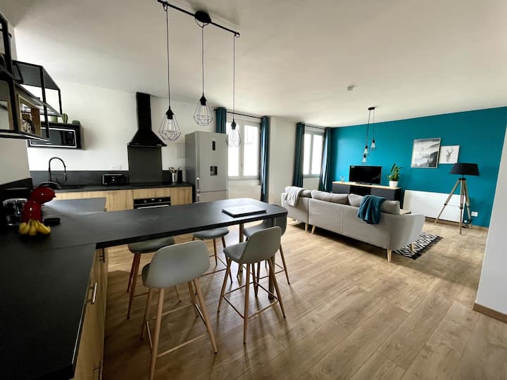 4 Lits / 2 Chambres - Parking Sécurisé Gratuit - Châlons-en-Champagne