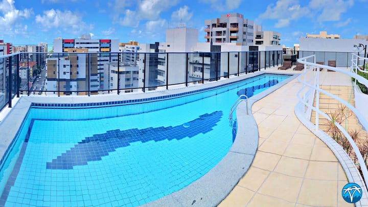 Apt | Ametista 704 | Piscina E Churrasqueira - Maceió