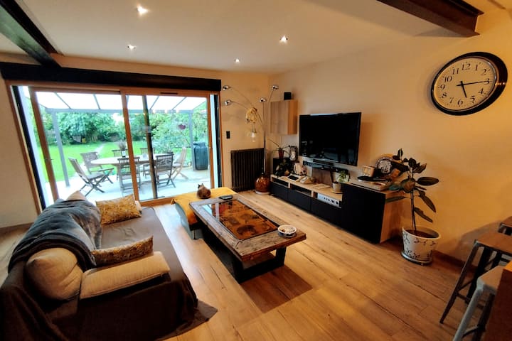 Chambre N°2 Style Fleurie Jaune - Albi