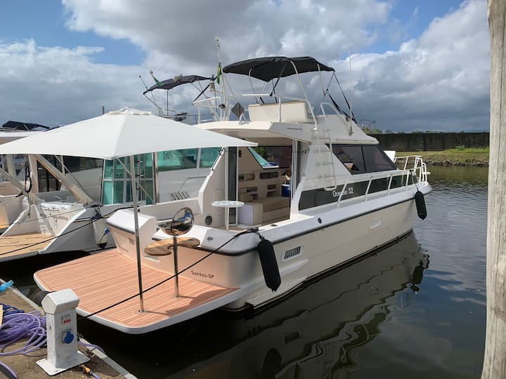 Barco/lancha Oceanic 32 - Santos, Brasil
