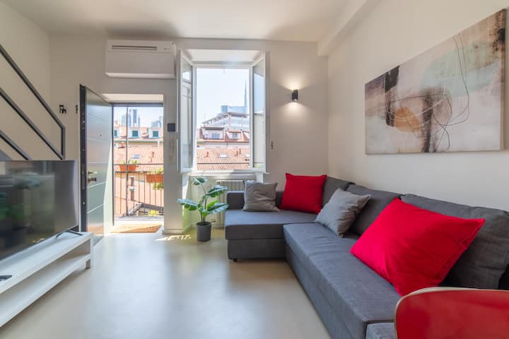 Two Levels Loft Just Renovated - Garibaldi, Milan - 밀라노