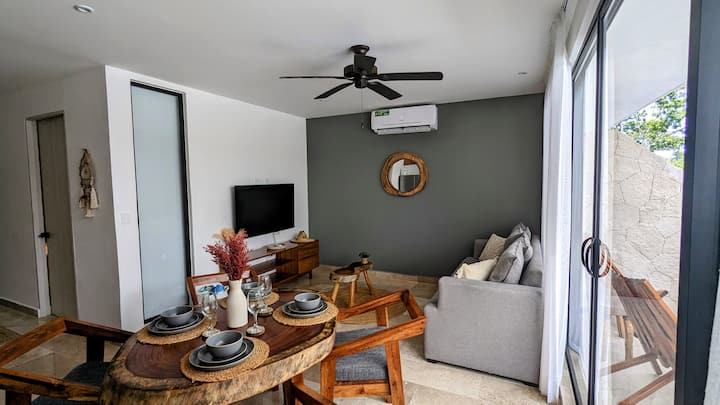 Cozy Apartment Aldea Zama | Coworking | Pool | Gym - Tulum