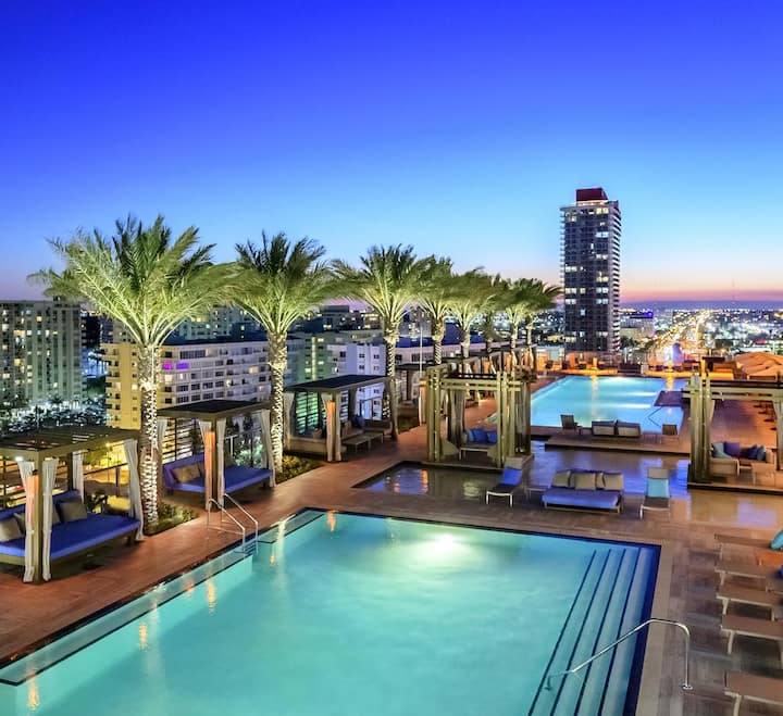 Over The Beach 2 Bed/2 Bath Apart - Lyfe Condo - Hallandale Beach, FL