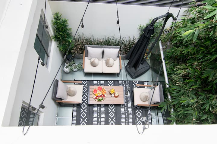 Thoughtfully Curated Villa Condesa W/ac & Terraces - Mexico City