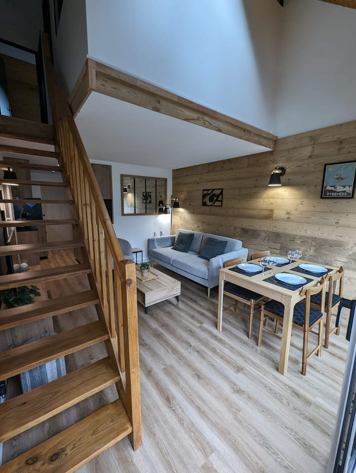 T3 Cabine En Duplex Rénové - Saint-Lary-Soulan