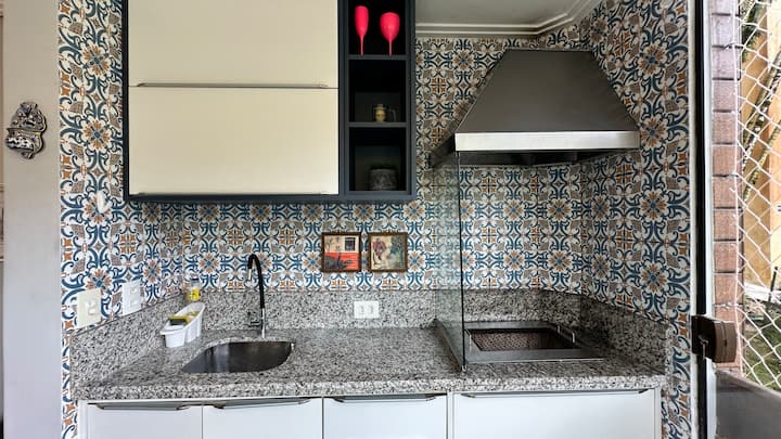 Ap Decorado, C/ Serviço De Praia - Bertioga