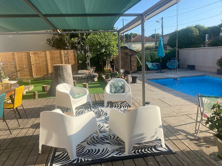 Maison Moderne Avec Piscine - Valréas
