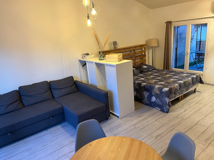Studio Cosy Avec Jardin Clim & Charme Provençal - L'Isle-sur-la-Sorgue