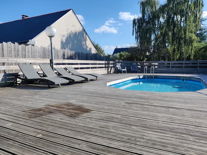 Angers Maison Spacieuse Tout Confort Avec Piscine - Angers