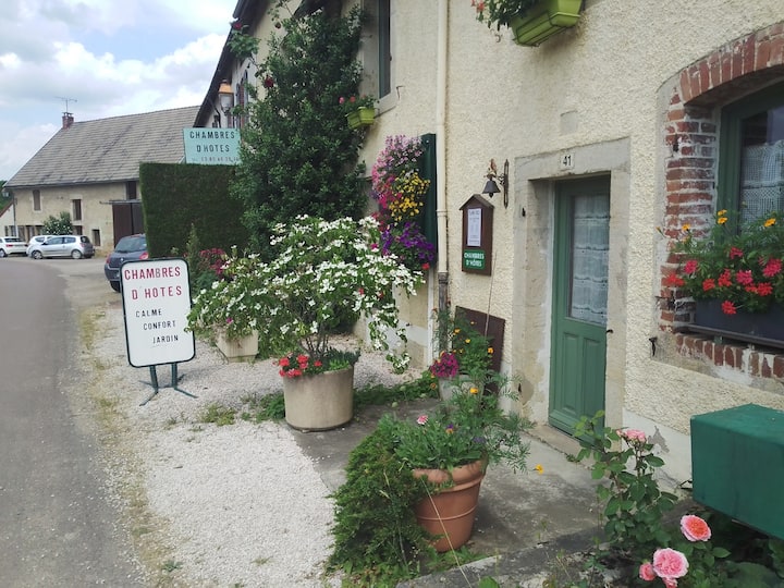 Passiflore, Chambre à Commarin - Chateauneuf