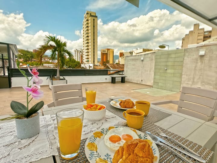 Terraza Panoramica, Hermosa Vista,  Lujoso - Cali