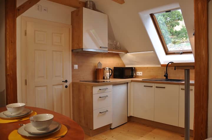 Pětidomí 88 - Rožmberská - Podkrovní Studio 4 - Český Krumlov