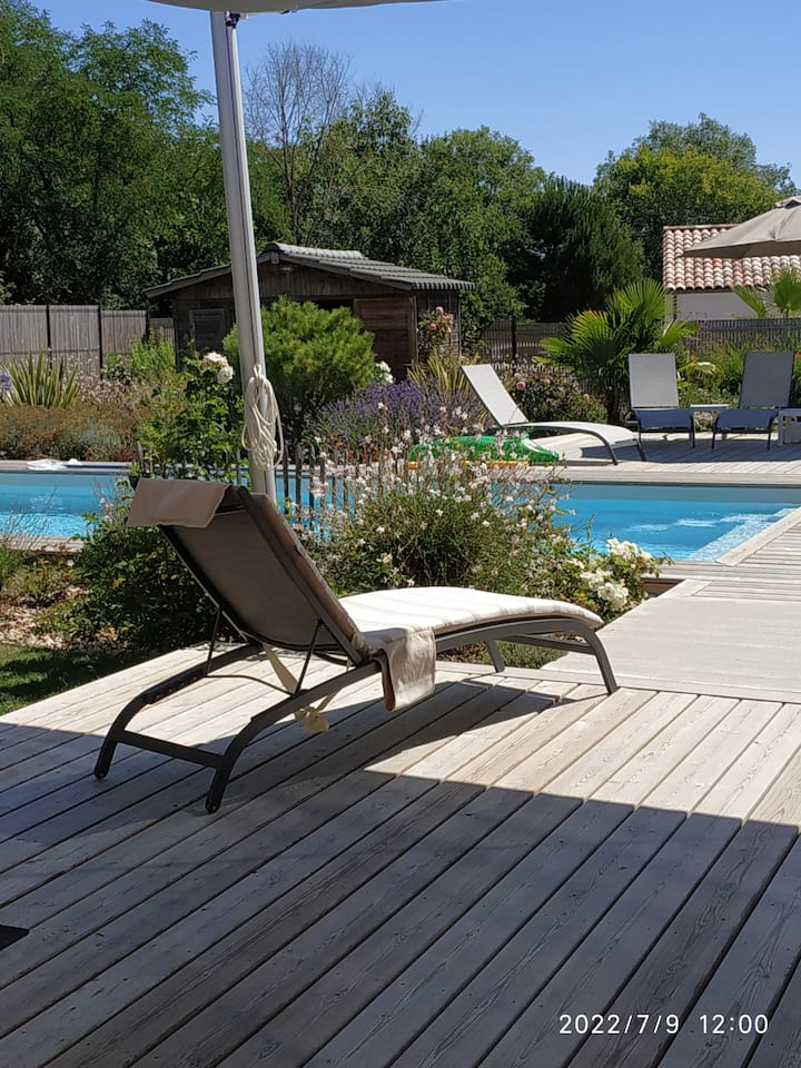 Villa Avec Piscine Et Jardin - Talmont-Saint-Hilaire