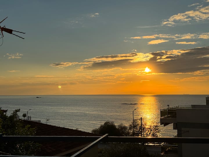 Panoramic Seaview Maisonette With Garden - Каливия-Торику