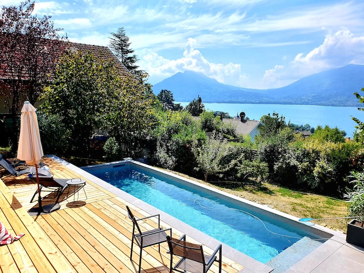 Lac D'annecy, Vue Lac, Maison+dépendance 200m2 - Lac d'Annecy