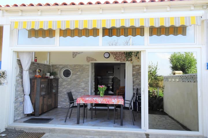 1a Ferienhaus Am Meer+sandstrand+lagunenblick - Portiragnes