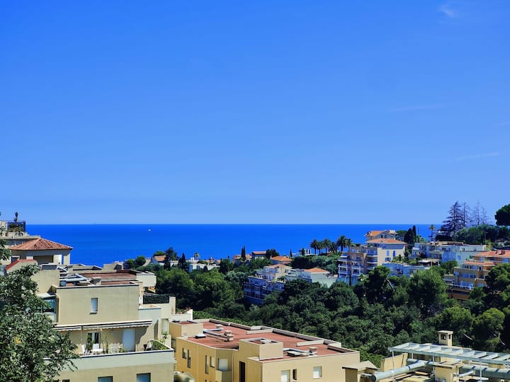 Vue Mer • 2p Lumineux Avec Balcon – Fabron - Nice