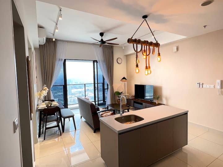 65th Floor Highrise | 2 Br | Free Wifi | Trionkl - 쿠알라룸푸르