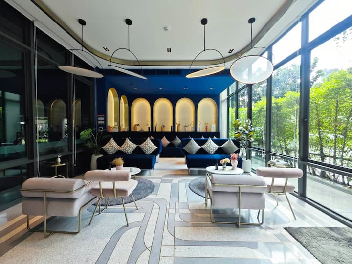 1br/the 3 Place Plaza/punnawithi Bts 450m/gym/pool - Phra Khanong