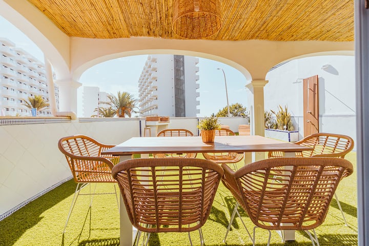 Apartamento Con Gran Terraza Junto A La Playa - Costa del Sol