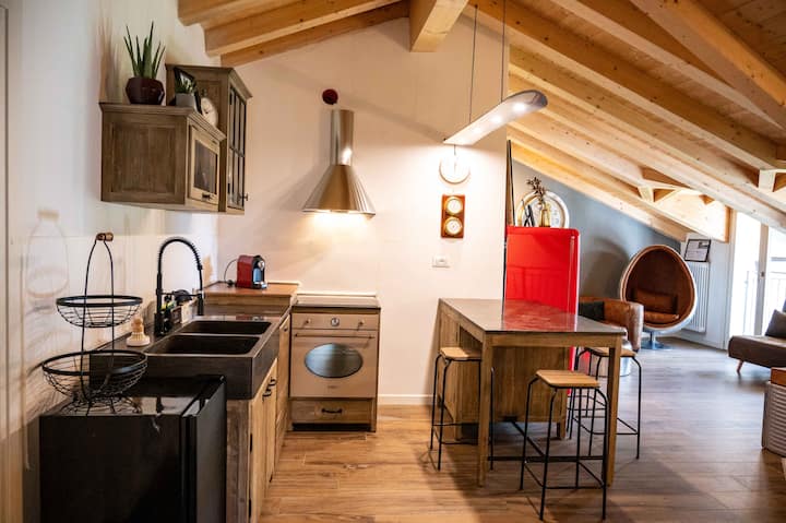 Mansarda Mozzafiato Maso Schlosseri Serrada Centro - Folgaria