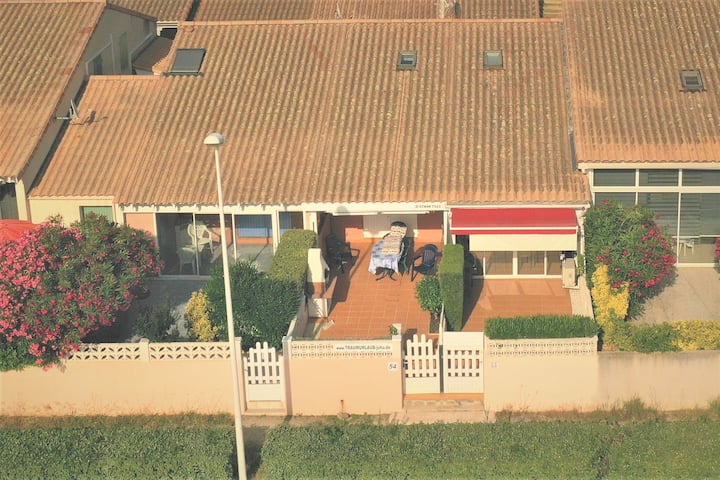 1a Ferienhaus, 
Klein Aber Oho
4pers,200m Z.strand - Portiragnes