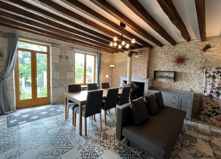 Maison Avec Jacuzzi Privé & Terrasse Au Calme - Onzain
