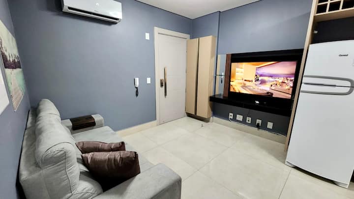 Loft Família C/ 2 Quartos E Lava E Seca No Vertigo - Campo Grande