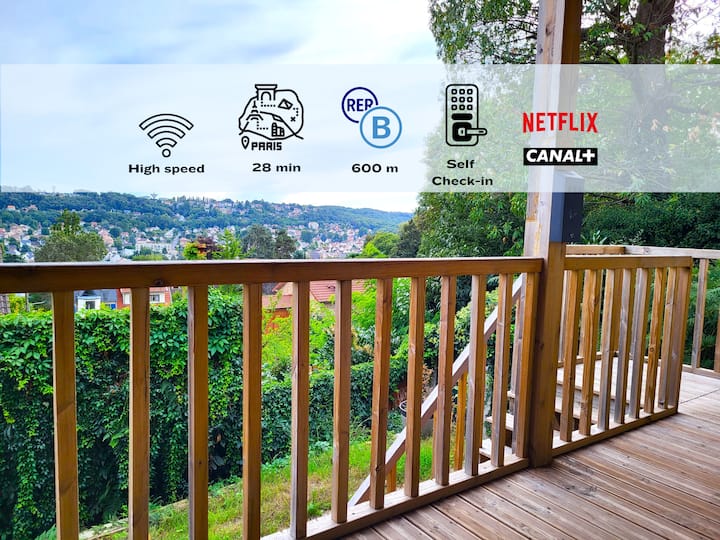 Le Bellevue : Superbe Appartement Avec Terrasse - Saclay
