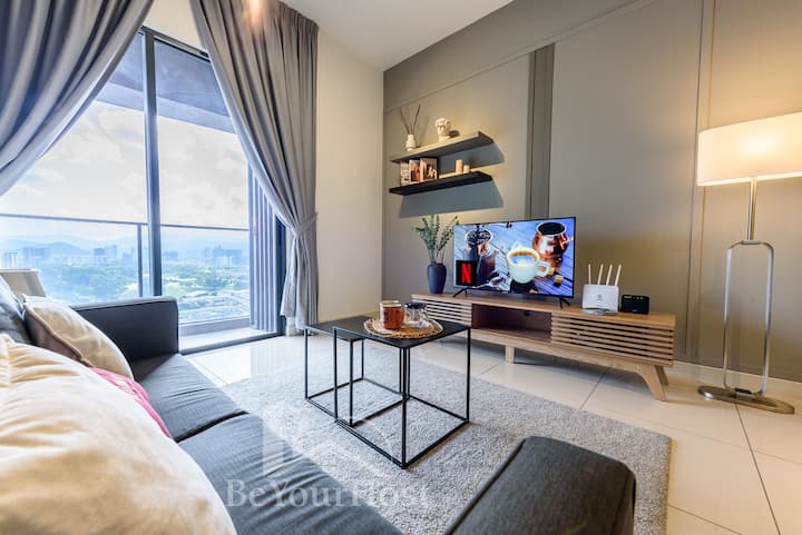 New Stylish Family 2brsuite Klview Netflix Carpark - Cheras