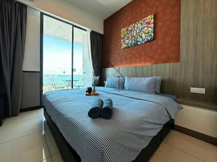 Pd D’wharf Amazing Seaview Suite - Up To 3 Pax - Port Dickson