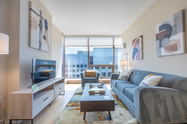 Lux 1 Br W/ Amenities Downtown - 斯坦福