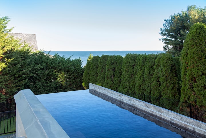 Great Ocean View & Infinity Pool - Fairfield, CT