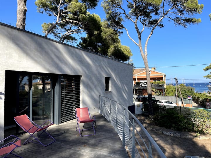 Villa Avec Jardin Bord De Mer Proche Du Port - Hyères